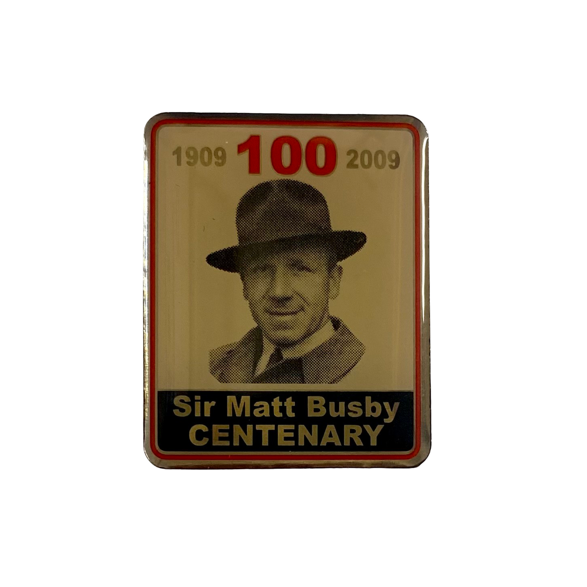 Sir Matt Busby 100 Years Badge – I-MUST
