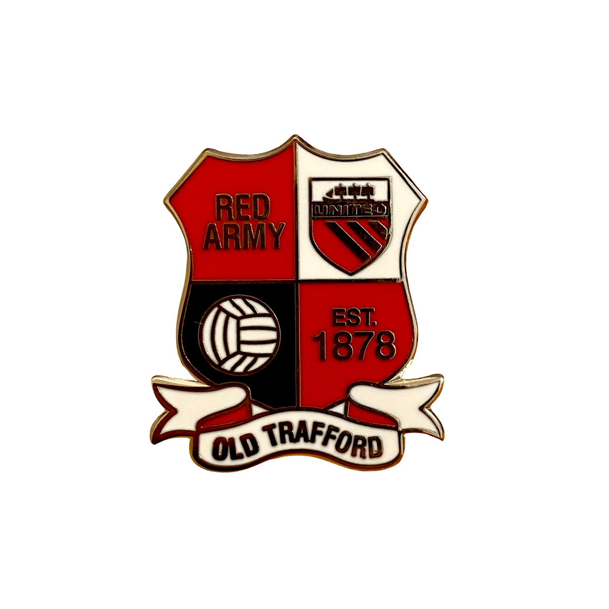 Red Army Old Trafford Badge – I-MUST